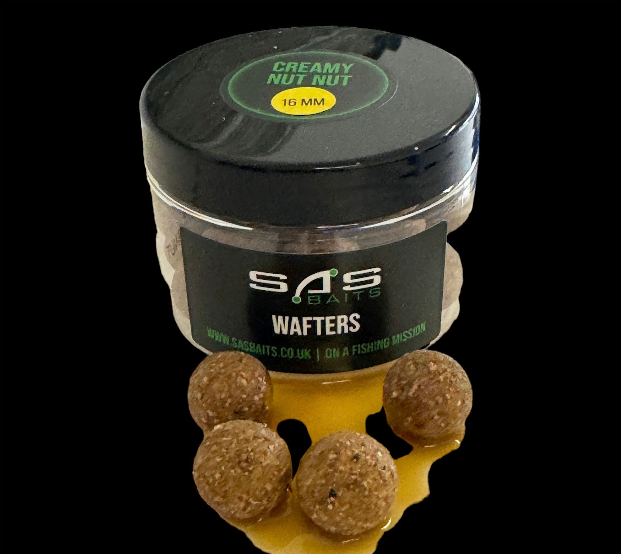 Monster Creamy Nut Double Boosted Wafters – S.A.S Baits