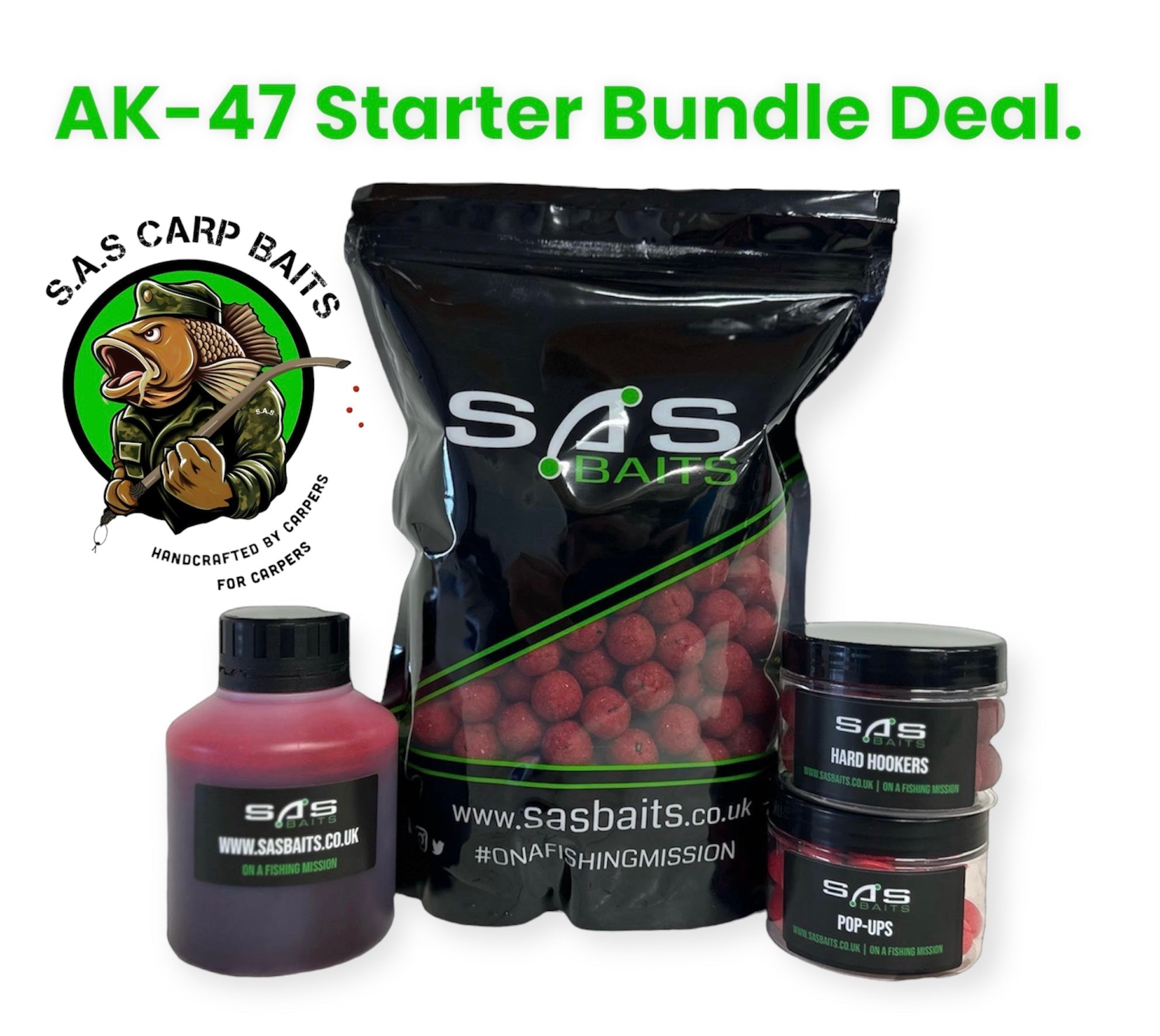 AK 47 (Arctic Kril) Starter Bundle – S.A.S Baits